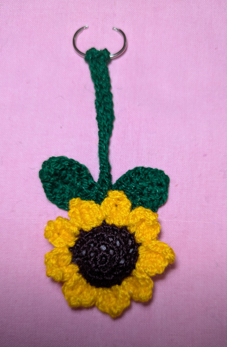 Cheerful Sunflower Bag Charm – Kreate