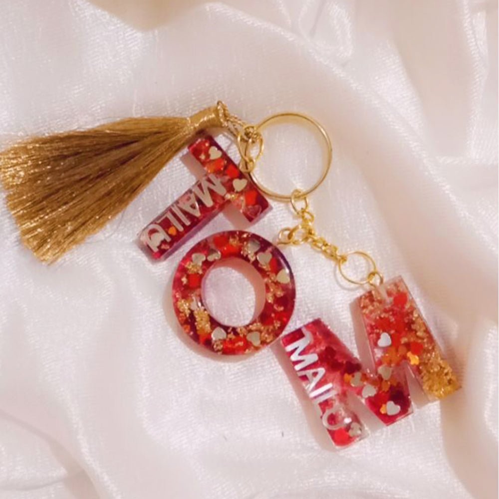 Resin Name Keychain – Kreate