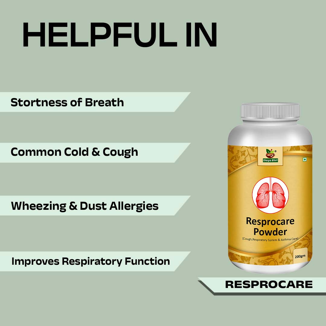 ivya Shri Ayurvedic Respocare Ayurvedic Cough Powder For Improve Respi ...