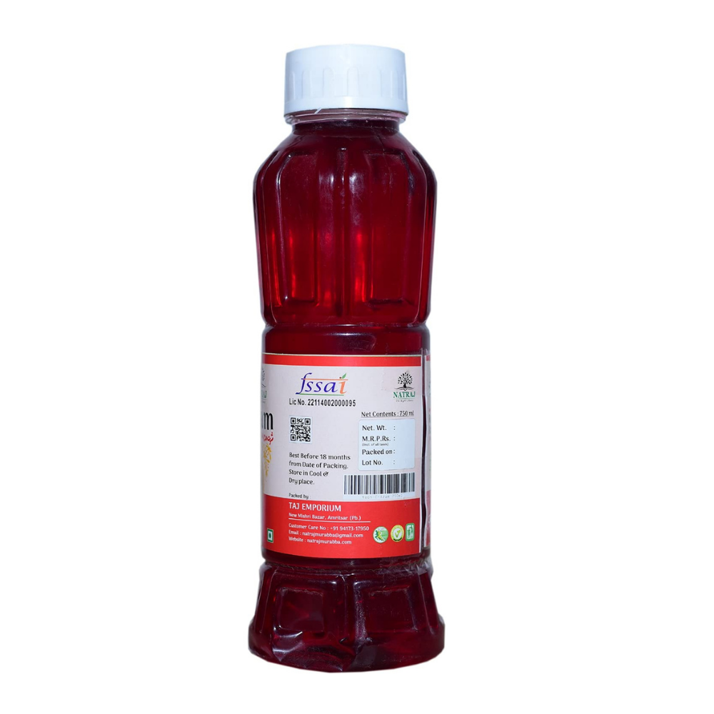 Natraj The Right Choice Rooh-E-Azam Sharbat Syrup (750ml) – Kreate
