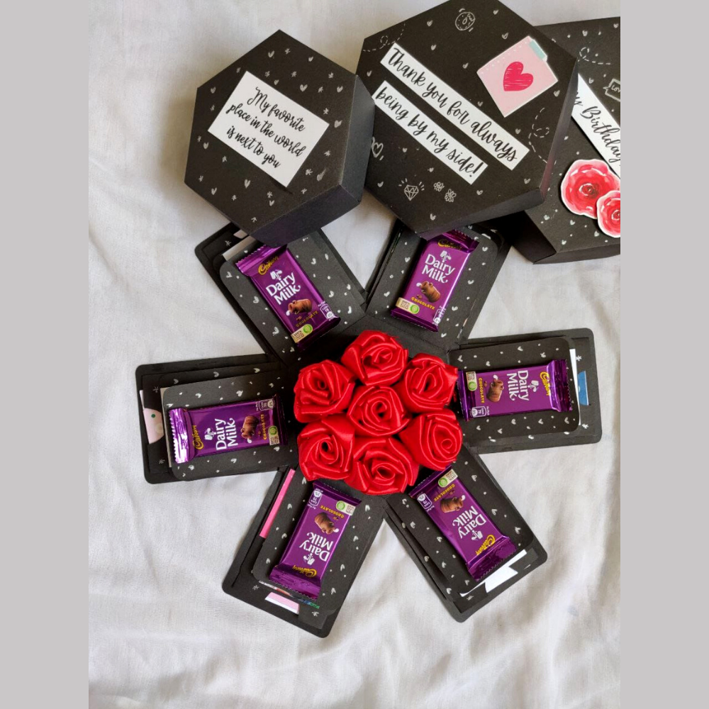 Hexagon Chocolate Explosion Box – Kreate