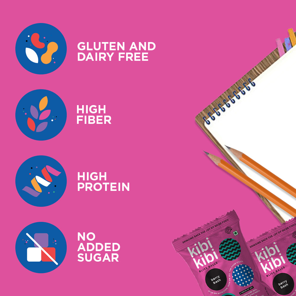 Kibi Kibi Berry Bash Bliss Balls – Kreate